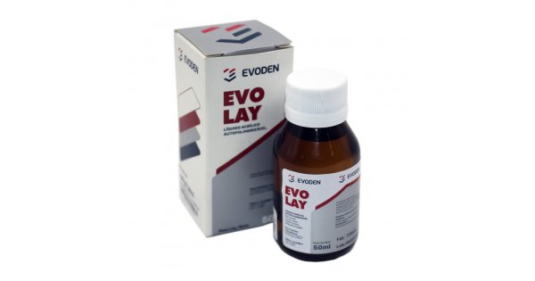 Resina Acrílica Evolay Líquido 50ml - Evoden