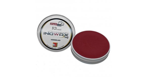 Cera Inowax Para Escultura Vermelha 65g